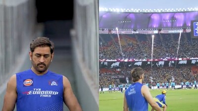 MS Dhoni Walks Out to 'Maan Meri Jaan' Song Amid Fireworks Ahead of IPL ...