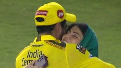 WATCH: Ravindra Jadeja Hugs Wife Rivaba After Handing CSK a Memorable ...
