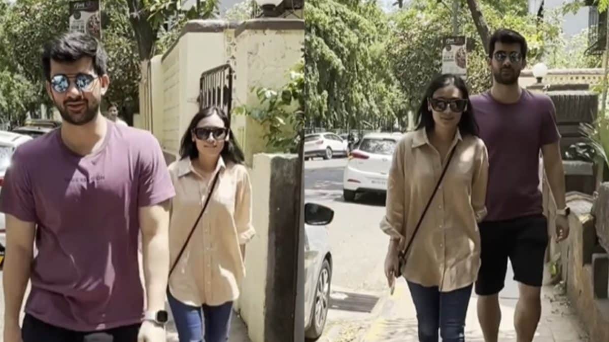 Karan Deol And Fiancé Drisha Acharya Look Much In Love As They Get ...