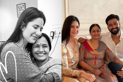 Katrina Kaif Tightly Hugs Vicky Kaushal's Mother In THIS Never-Seen ...