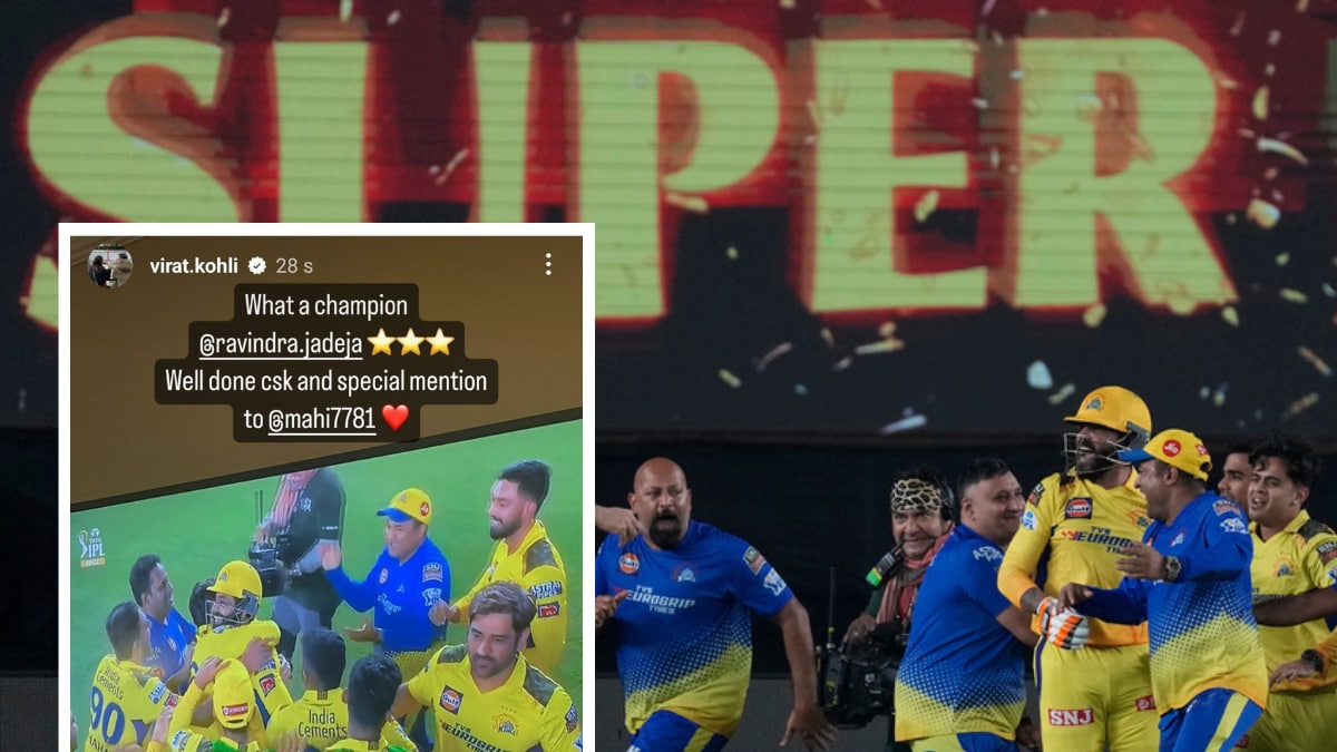 CSK Win IPL 2023: What a Champion! Virat Kohli Turns Fanboy in Praise for MS Dhoni and Ravindra ...