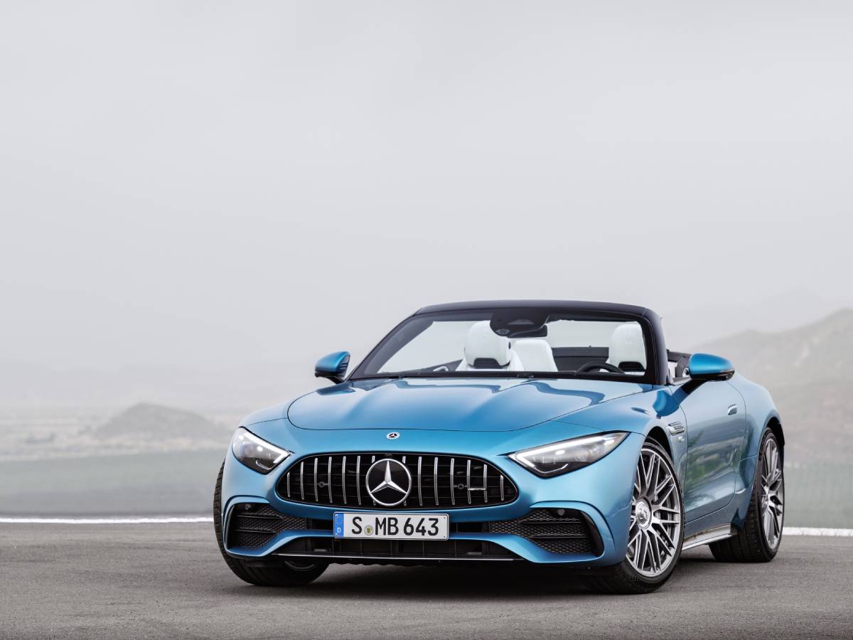 Mercedes-AMG SL 43 Convertible in Pics: See Design, Features, Interior ...