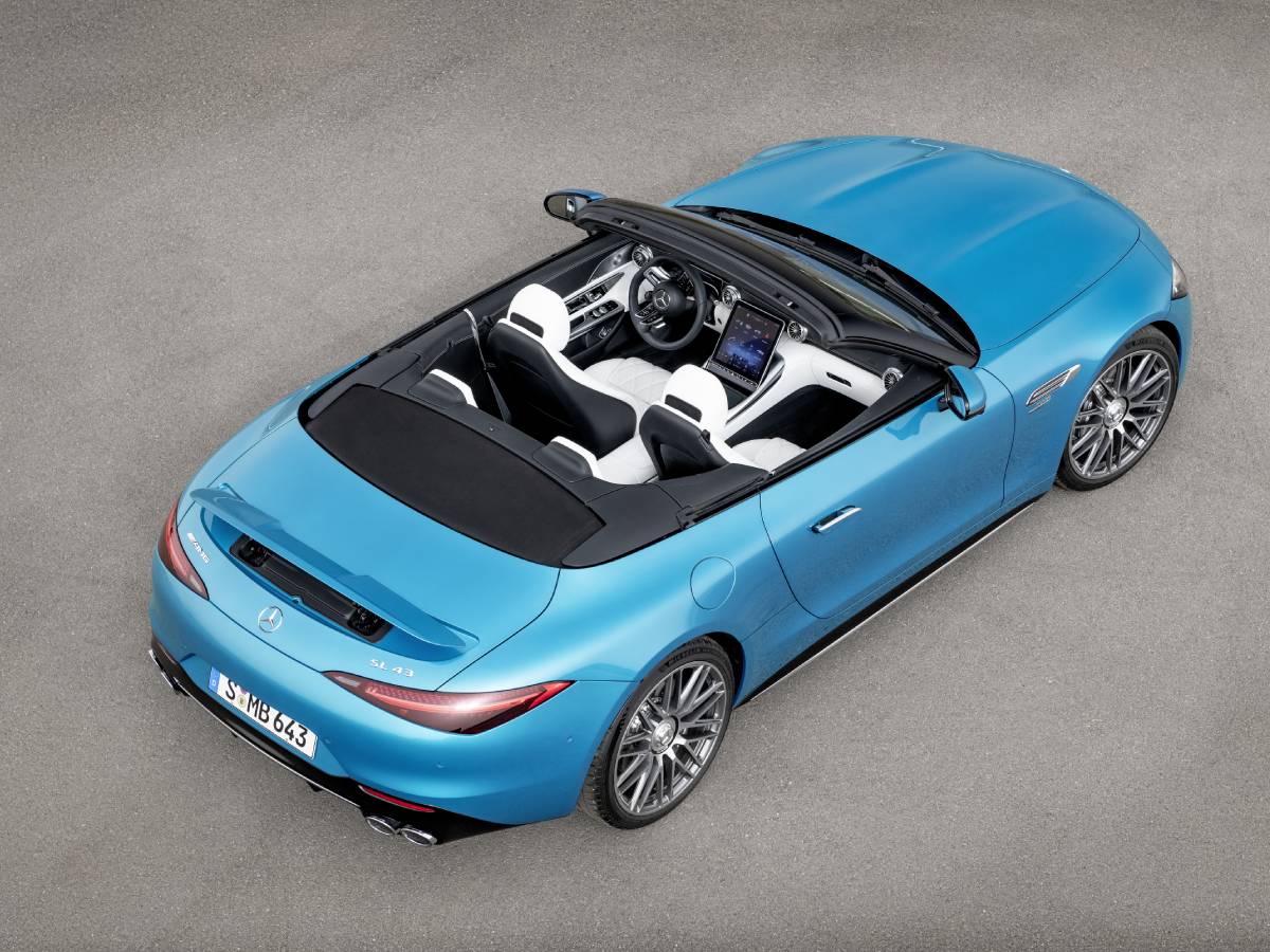 Mercedes-AMG SL 43 Convertible in Pics: See Design, Features, Interior ...