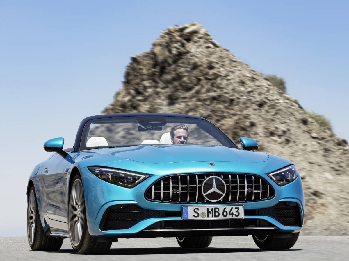 Mercedes-AMG SL 43 Convertible in Pics: See Design, Features, Interior ...