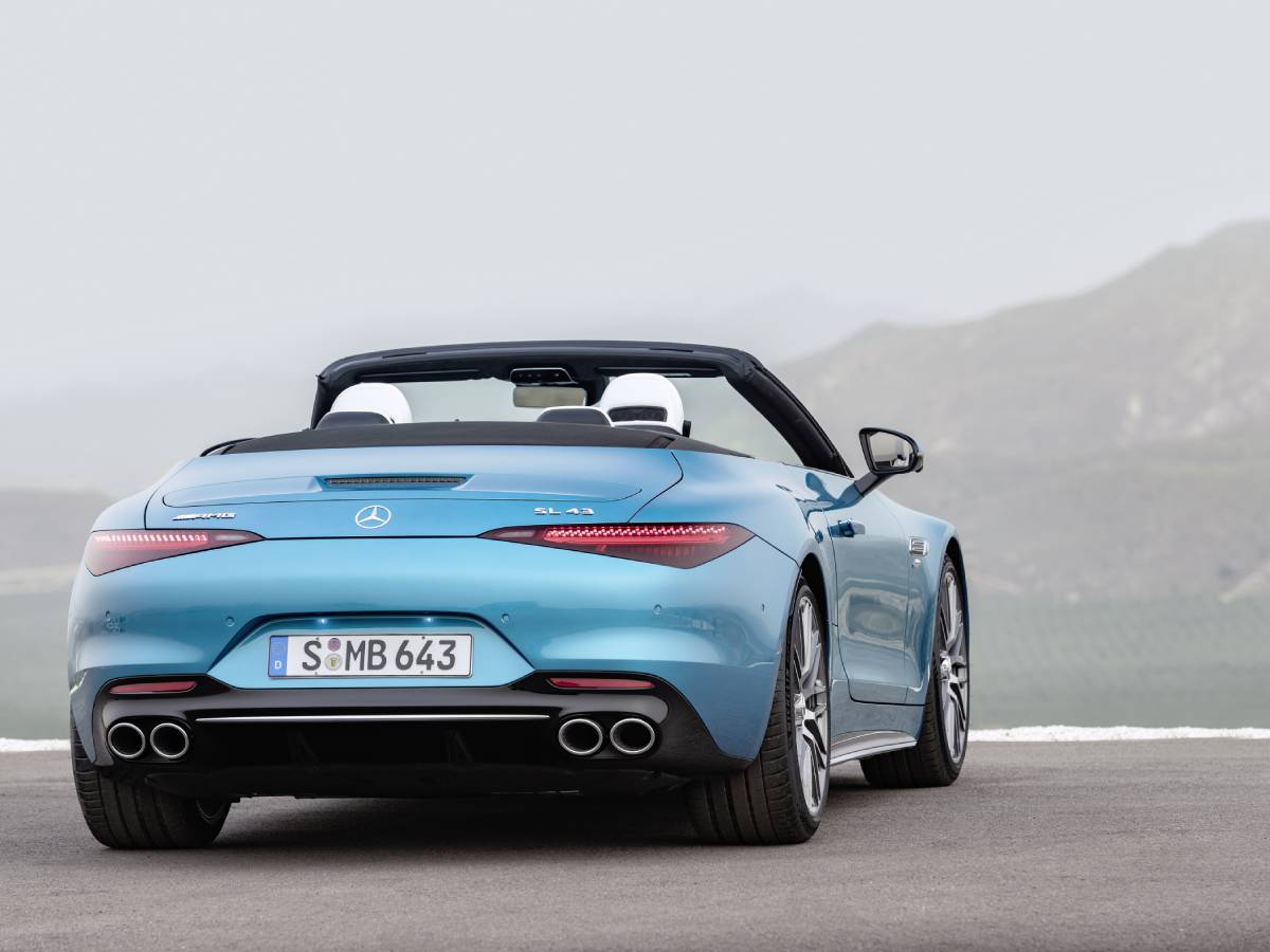 Mercedes-AMG SL 43 Convertible in Pics: See Design, Features, Interior ...