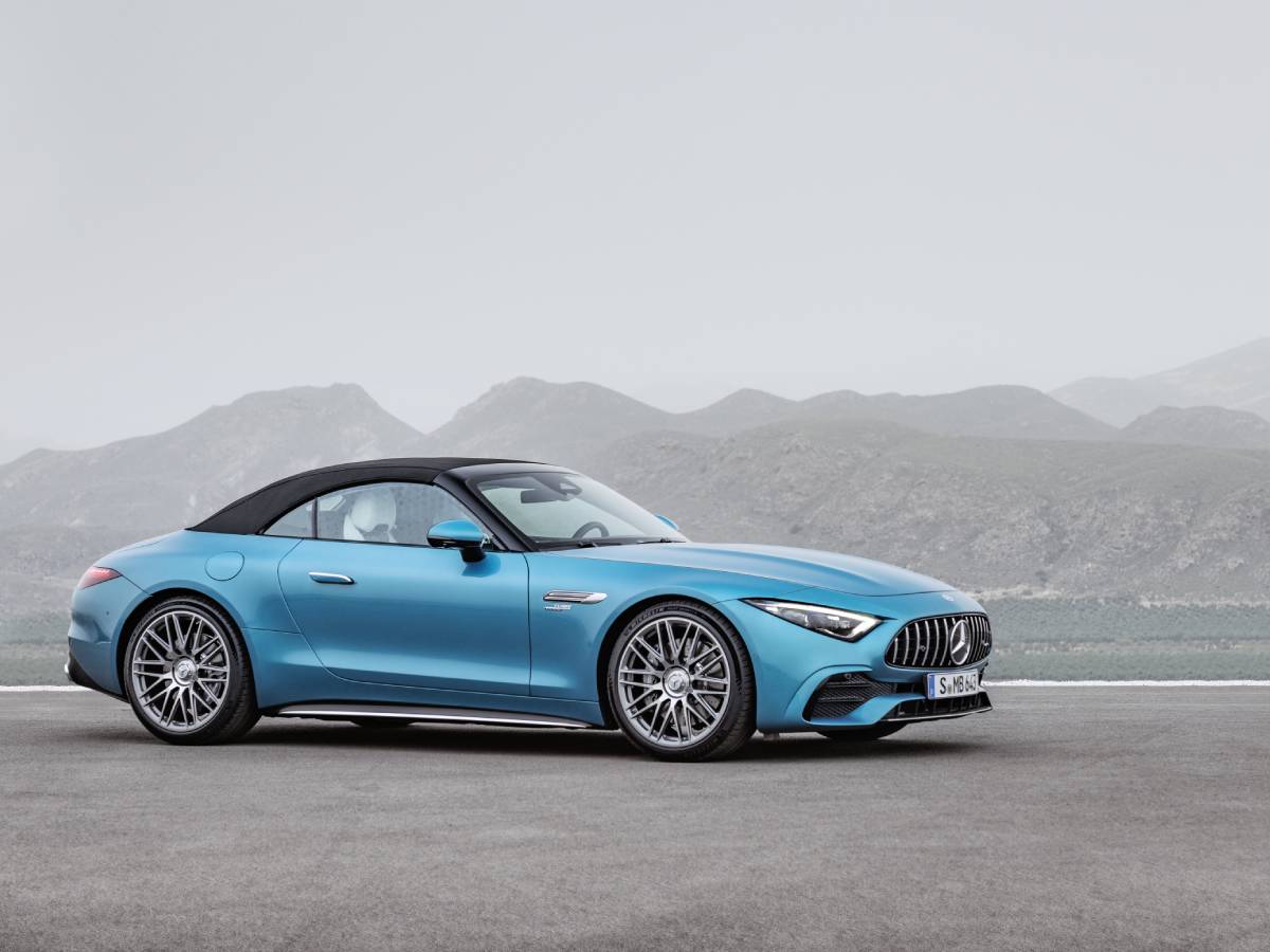 Mercedes-AMG SL 43 Convertible in Pics: See Design, Features, Interior ...