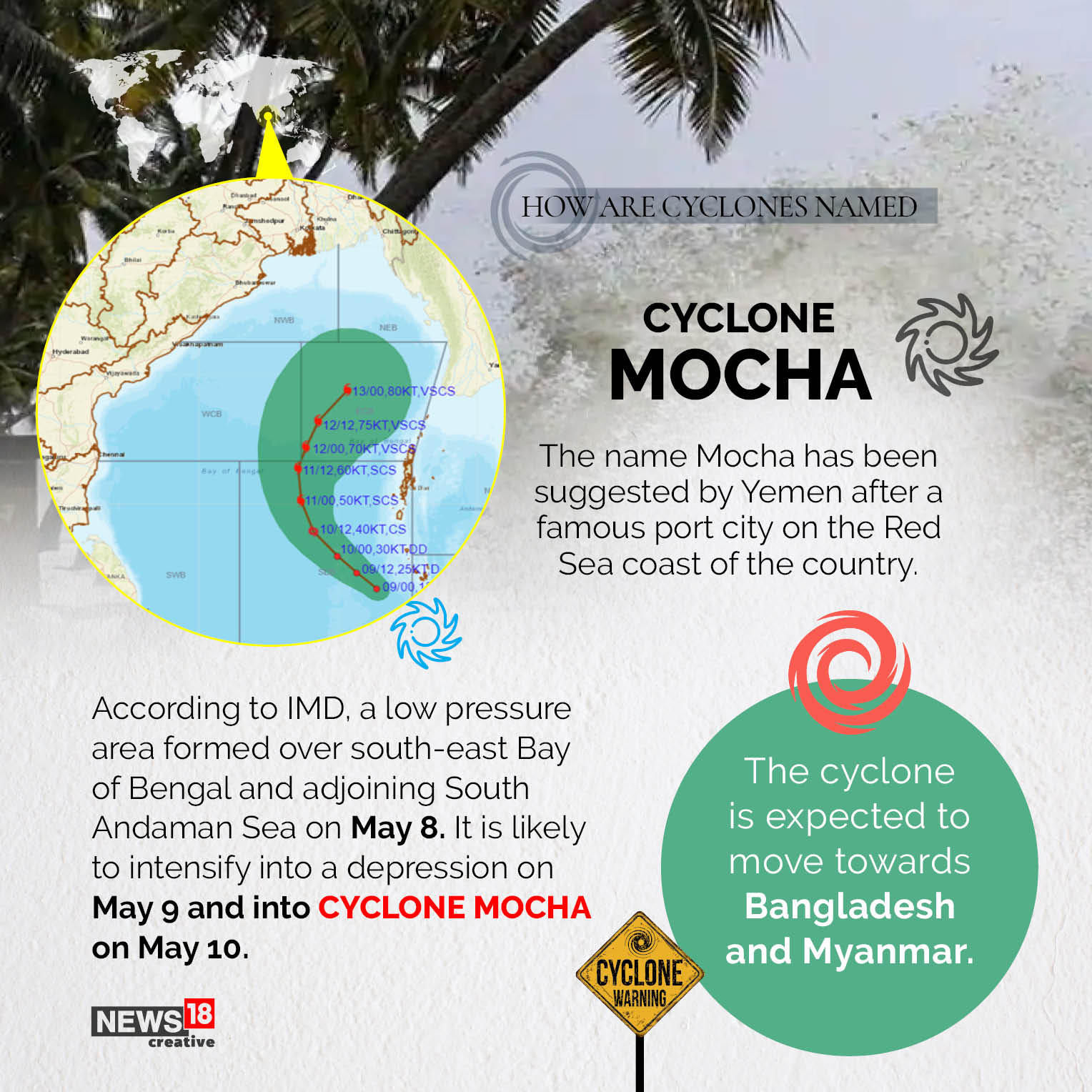 Mocha To Develop Into Cyclone Tomorrow: How Are Cyclones Named ...