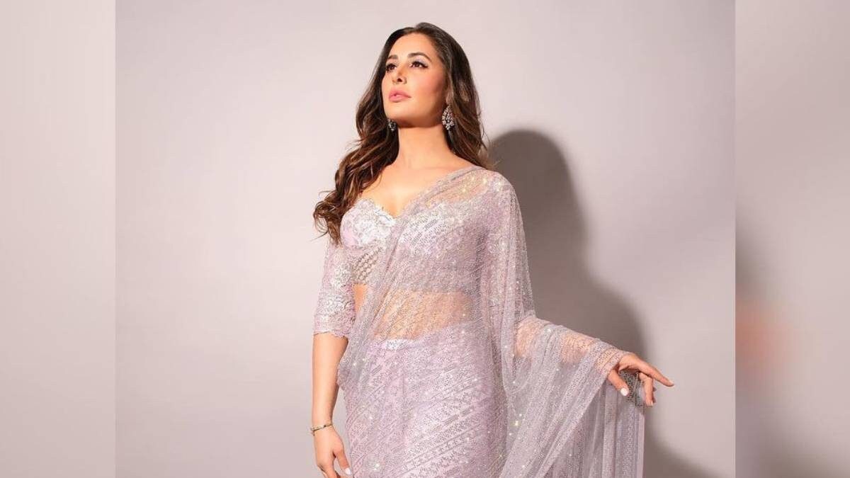 Nargis Fakhri Looks Drop Dead Gorgeous In Embellished Saree Check Out