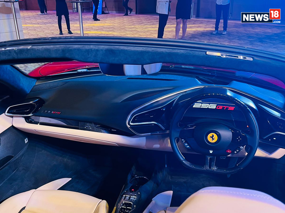 Ferrari 296 GTS in Pics: See Design, Features, Interior and More - News18