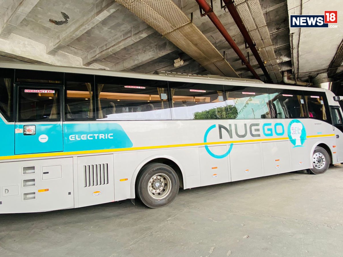 IN PICS: NueGo Electric Bus with All-Women Crew - News18