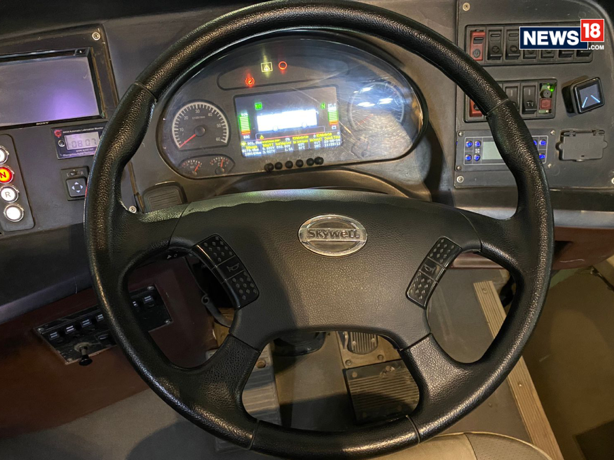 IN PICS: NueGo Electric Bus with All-Women Crew - News18