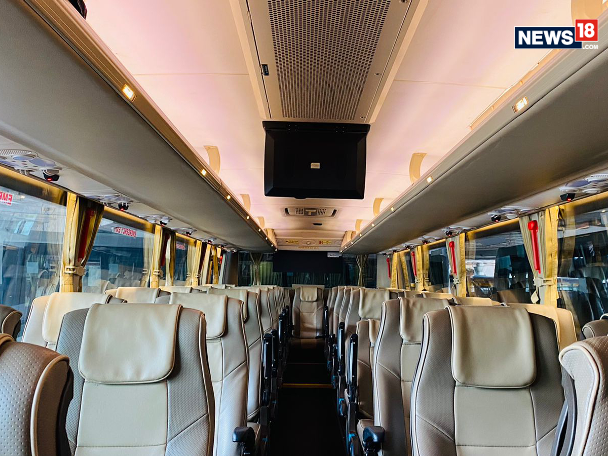 IN PICS: NueGo Electric Bus with All-Women Crew - News18