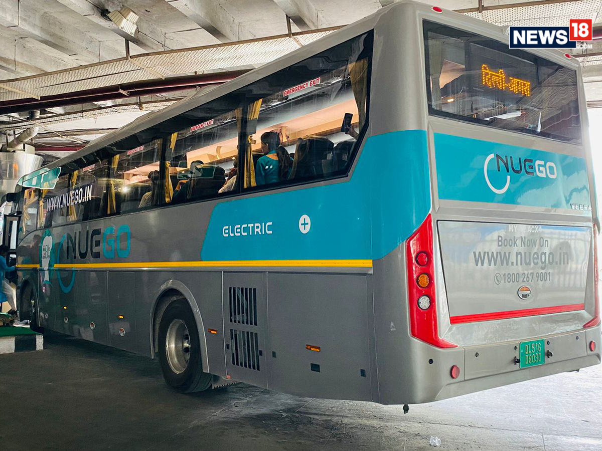 IN PICS: NueGo Electric Bus with All-Women Crew - News18
