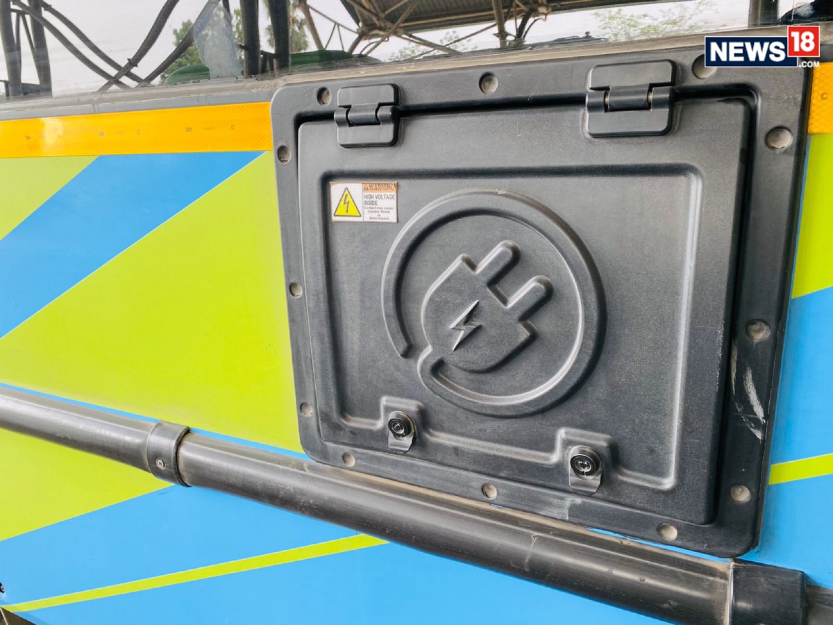 IN PICS: NueGo Electric Bus with All-Women Crew - News18