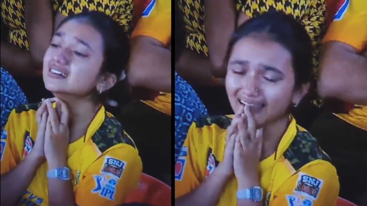 'Her Prayers Were The Loudest,' Video Of CSK Fan Crying Heart Out In IPL Final Goes Viral ...