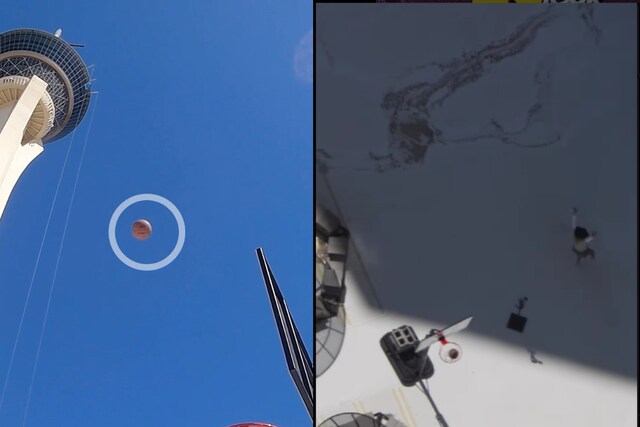 Watch: Man Nails World's Highest Basketball Shot From 856 Feet - News18