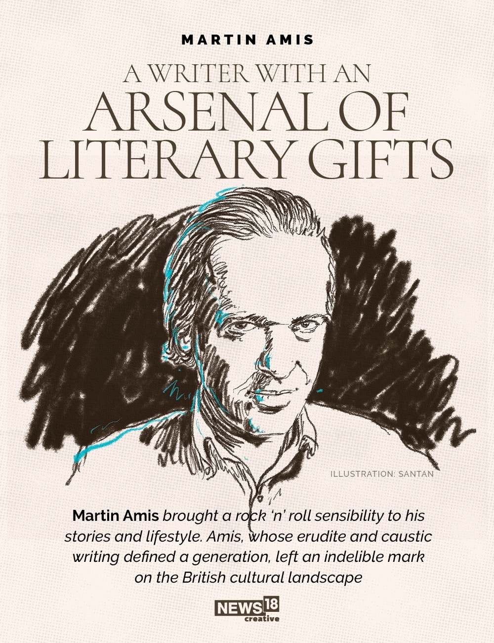 Martin Amis Dies at 73: Looking Back At His Life In Pictures - News18
