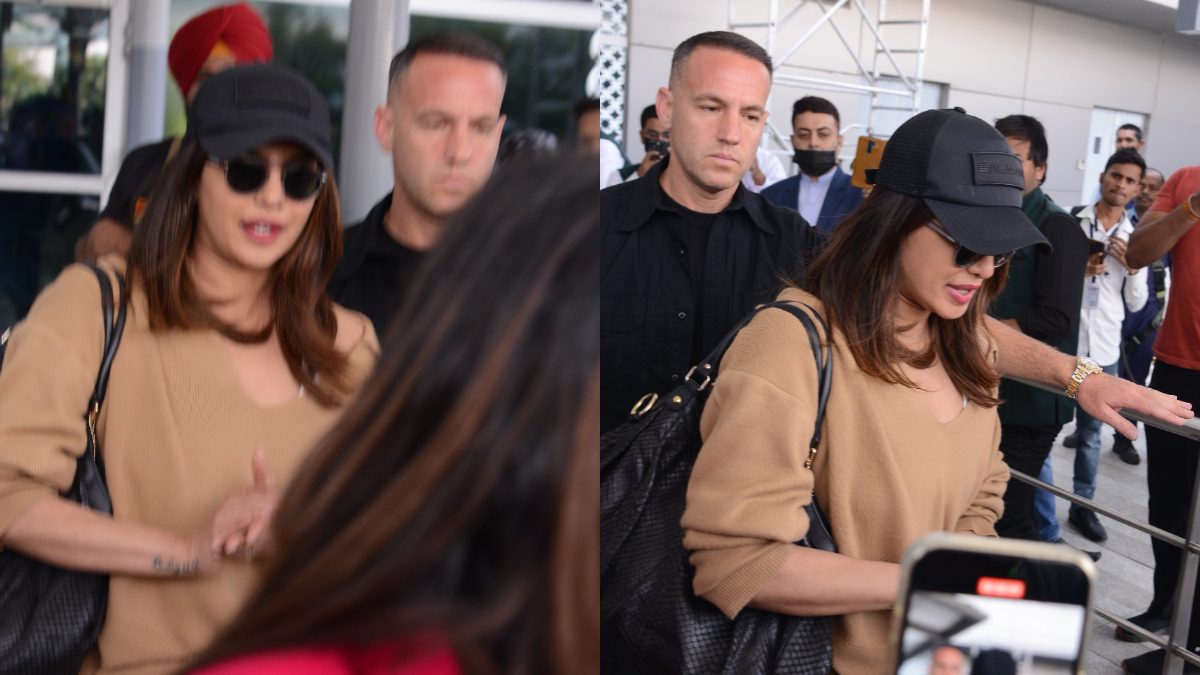 Priyanka Chopra Lands in Delhi Sans Nick Jonas For Parineeti Chopra and Raghav Chadha's ...