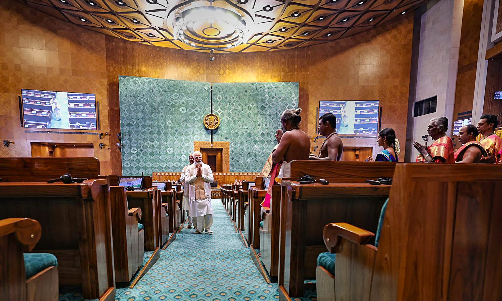 PM Modi Inaugurates New Parliament Building | Glimpses of India's New ...