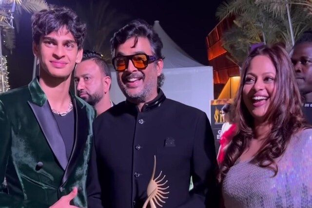 R.Madhavan With Wife And Son Vedaant Snapped At IIFA 2023, Fans Say ...