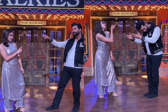 Sara Ali Khan KICKS Vicky Kaushal After He Chooses To Romance a Cow ...