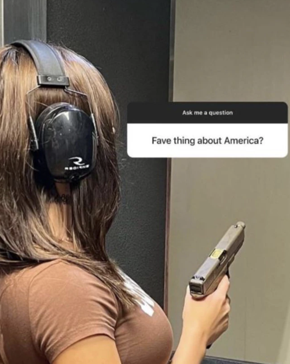 Australian Influencer Slammed For Posting Gun Pic As 'Favourite Thing ...