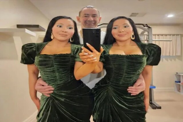 Twin Sisters Share Picture Posing With Same Boyfriend On His Birthday ...