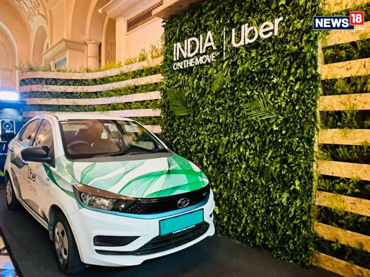 IN PICS: Uber Green Service Unveiled in India - News18