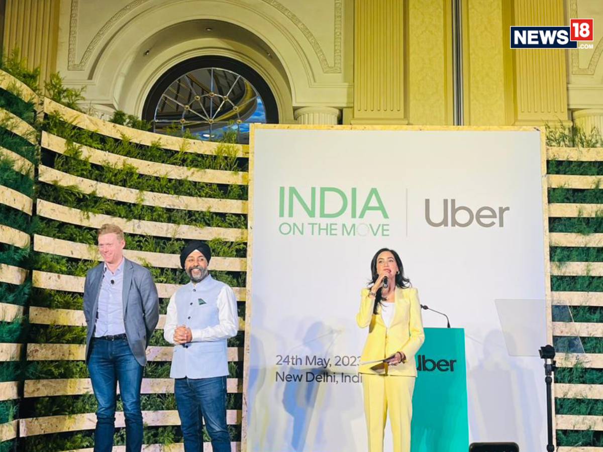 IN PICS: Uber Green Service Unveiled in India - News18