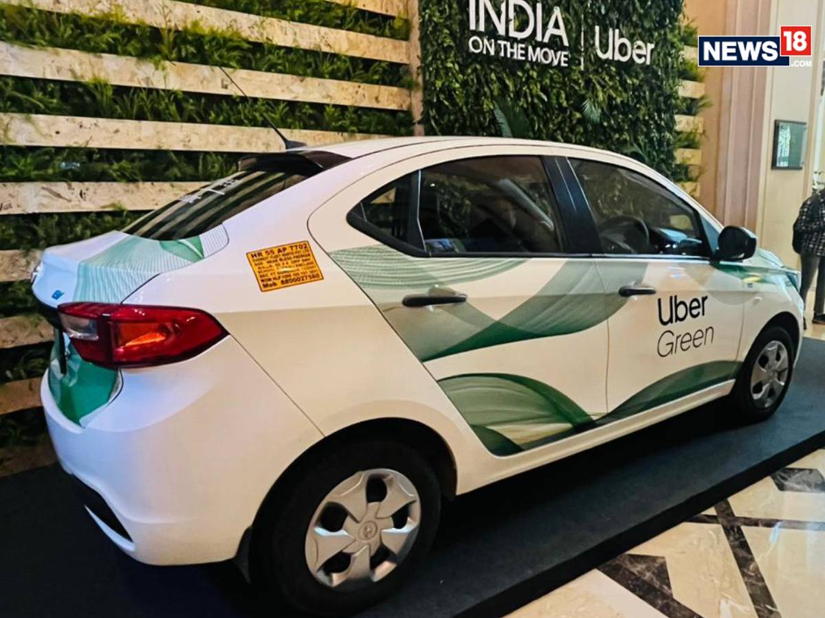 IN PICS: Uber Green Service Unveiled in India - News18