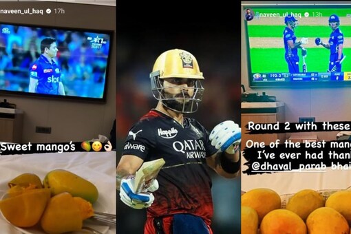 Naveen-ul-Haq Relishes 'Mango' While Kohli, RCB Perish and Fans Rally ...