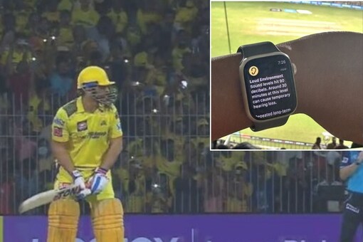 IPL 2023: Fan's Apple Watch Showing 'Unbearable' Noise at Chepauk Shows ...
