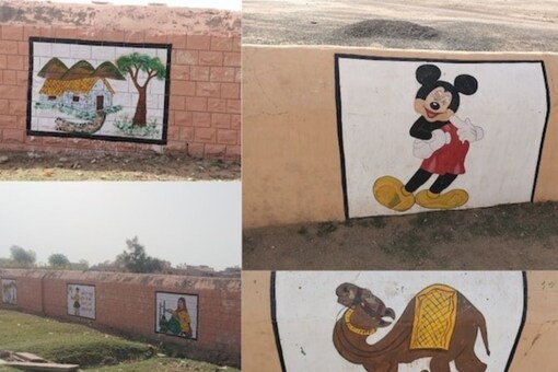 In Rajasthan's Basni Belima Village, Wall Paintings With A Touch Of ...