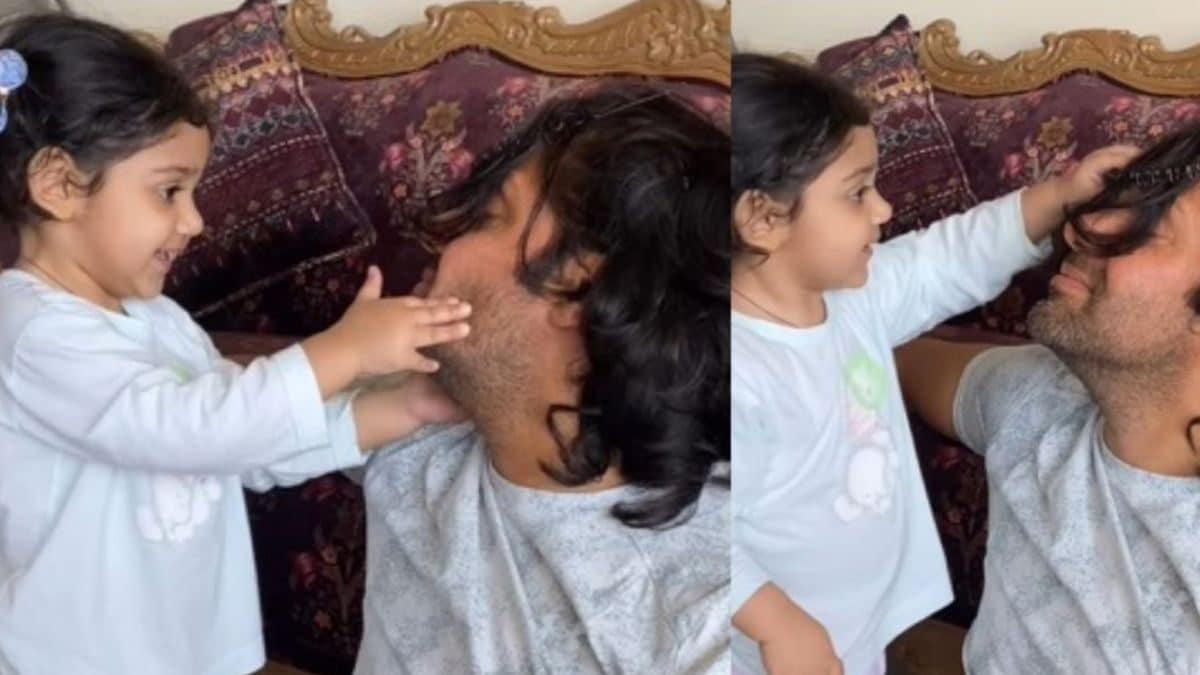 Actor Arya's Daughter Ariana Turns Hairstylist For Her Father; Watch ...