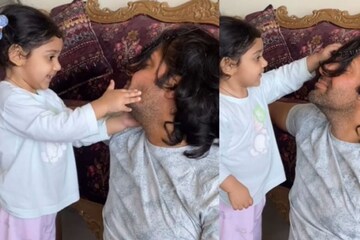 Actor Arya's Daughter Ariana Turns Hairstylist For Her Father; Watch ...