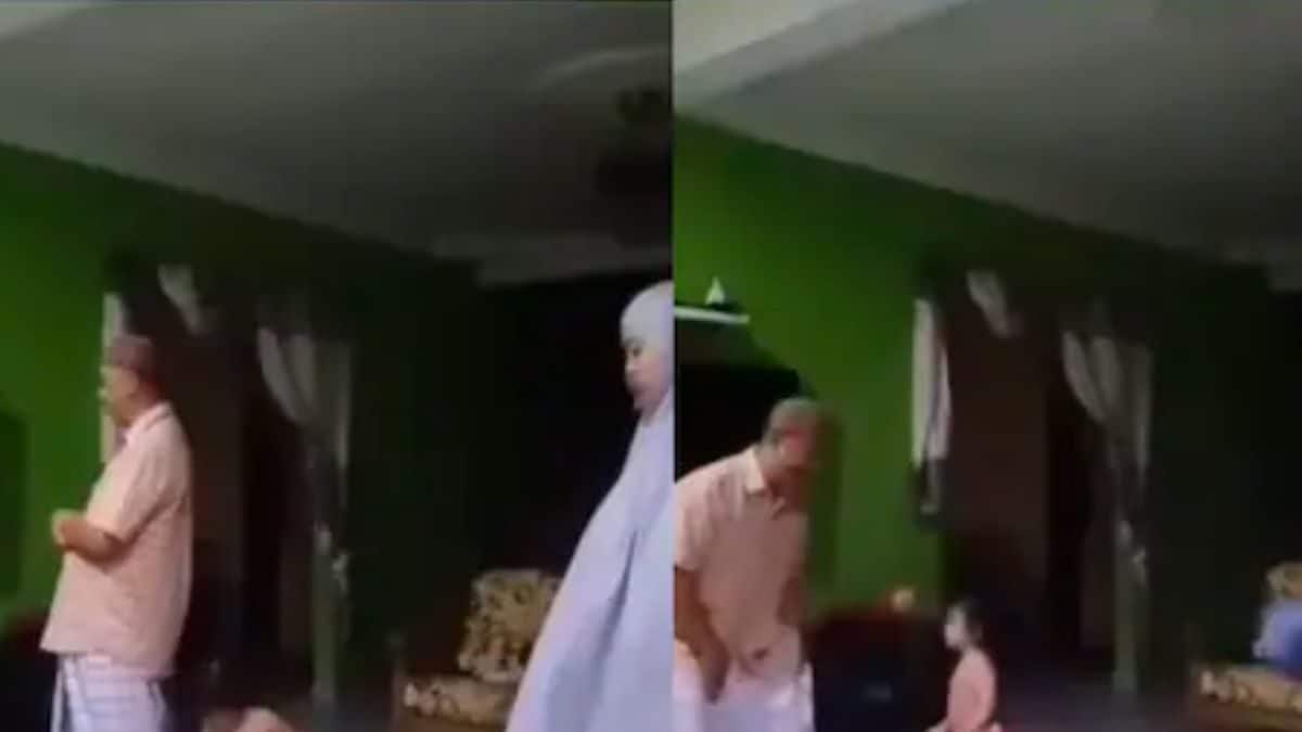 Hilarious Video Of Man Interrupted By Kid While Offering Prayers Viral ...