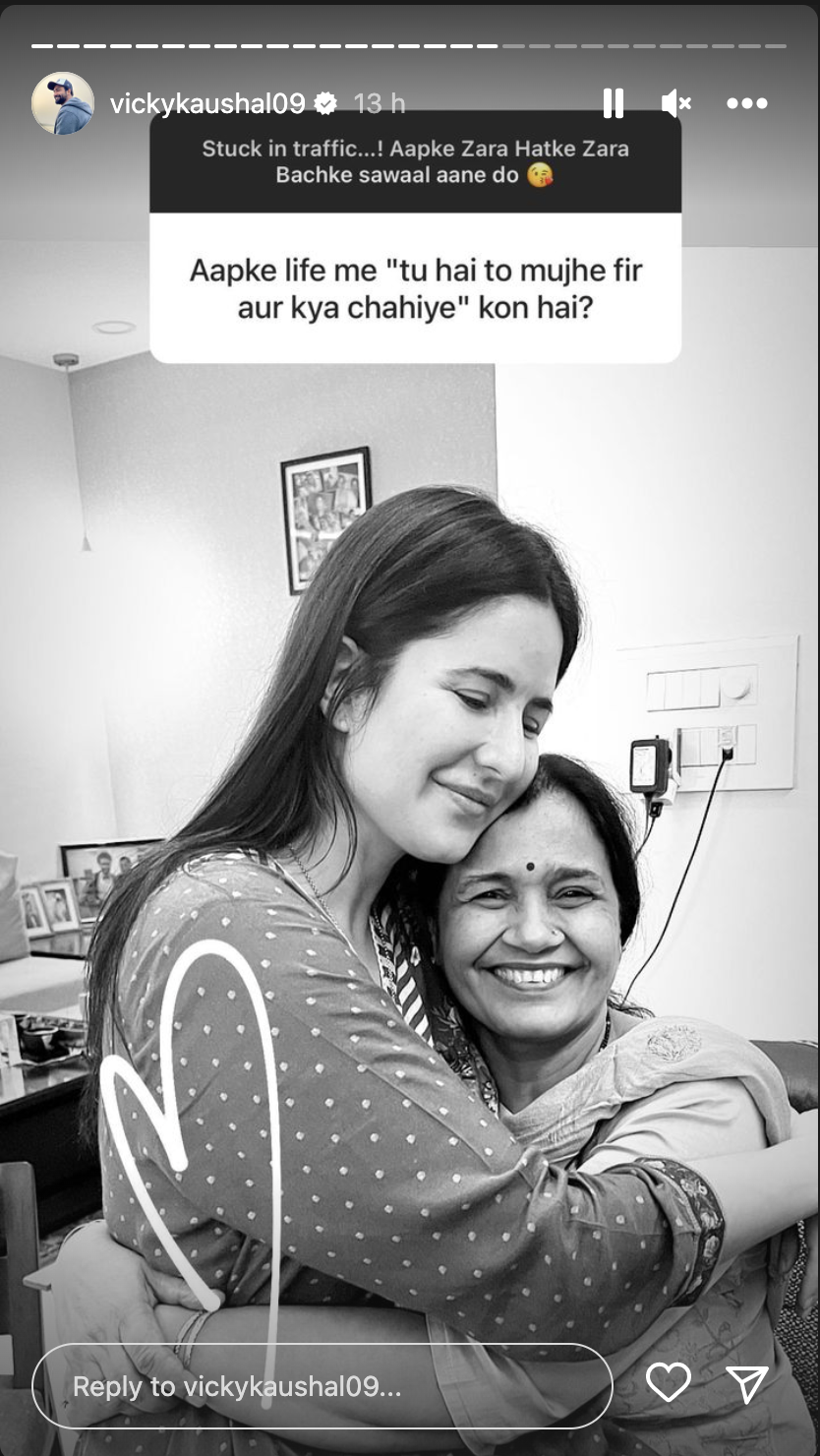 Katrina Kaif Tightly Hugs Vicky Kaushals Mother In This Never Seen