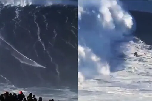 Watch: Man Surfs 115-Foot Wave Like A Pro, Twitter Is Awestruck - News18