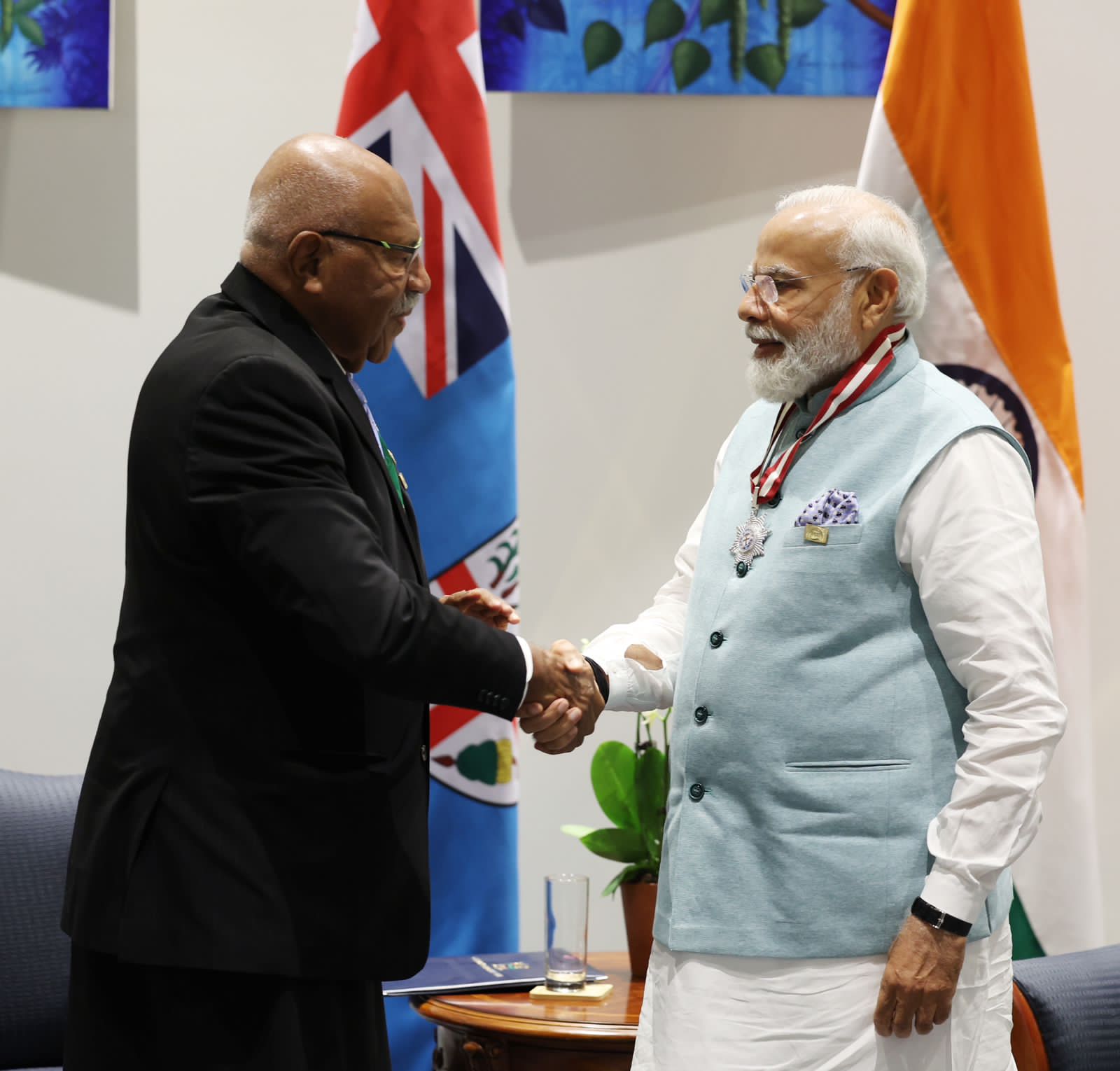 PM Modi Conferred with Papua New Guinea, Fiji's Highest Honour | In Pictures - News18