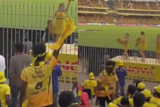 Chennai Super Kings Fan’s Epic Dance Moves Make Cheerleaders Copy His Style - News18