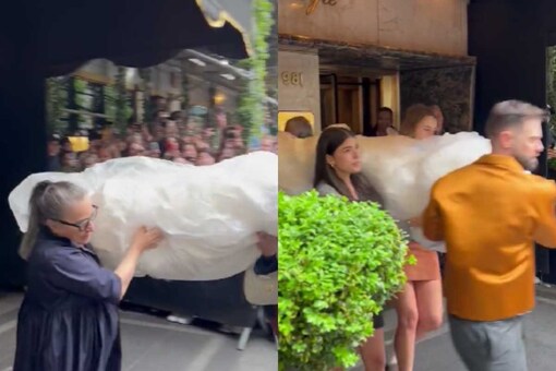 Who Is This Mystery Celeb Wrapped In Plastic For Met Gala? The Internet ...