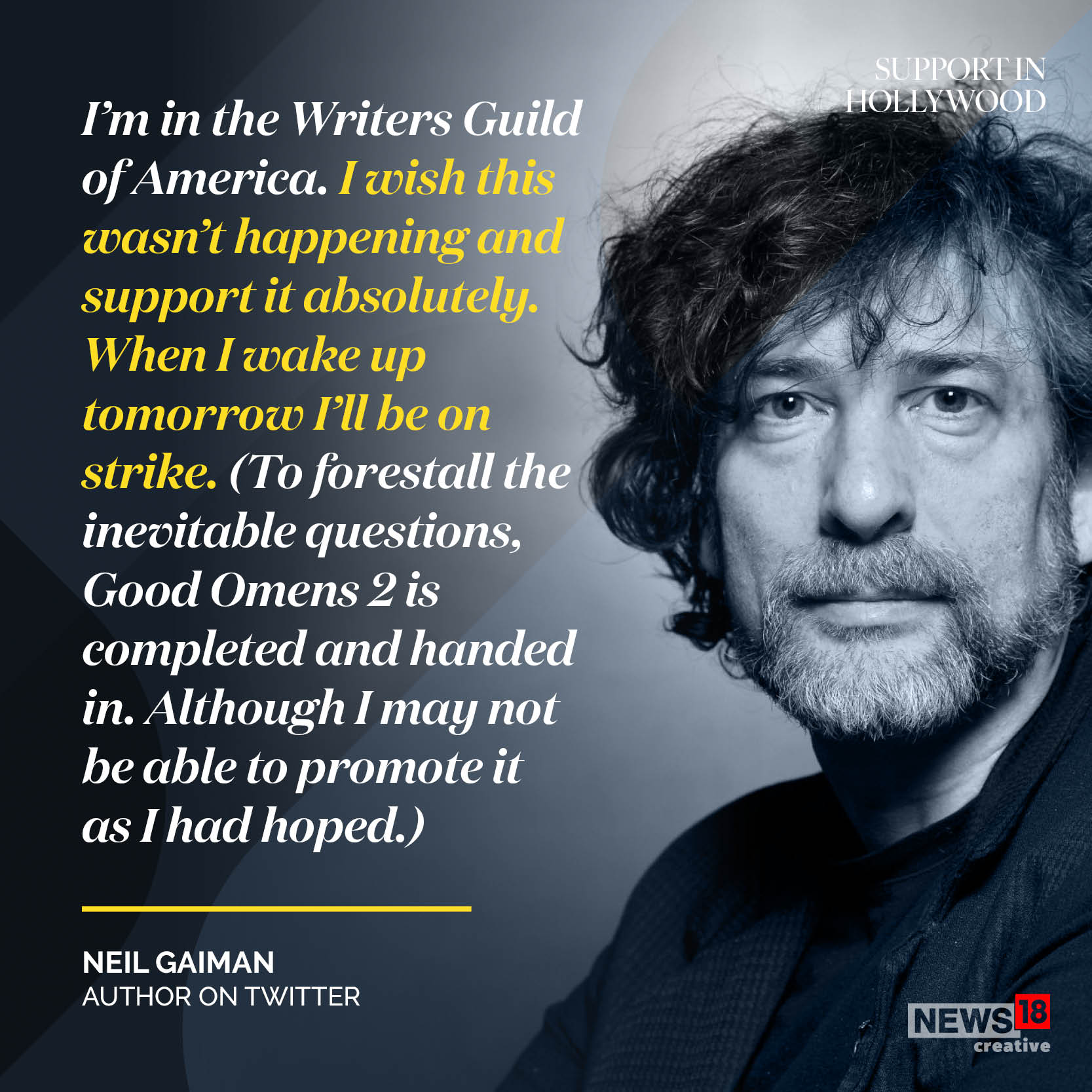 Why Hollywood’s Writers Are on a Strike: A Visual Explainer - News18