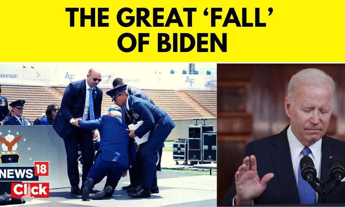 Joe Biden News | US President Joe Biden Falls At US Air Force Academy ...