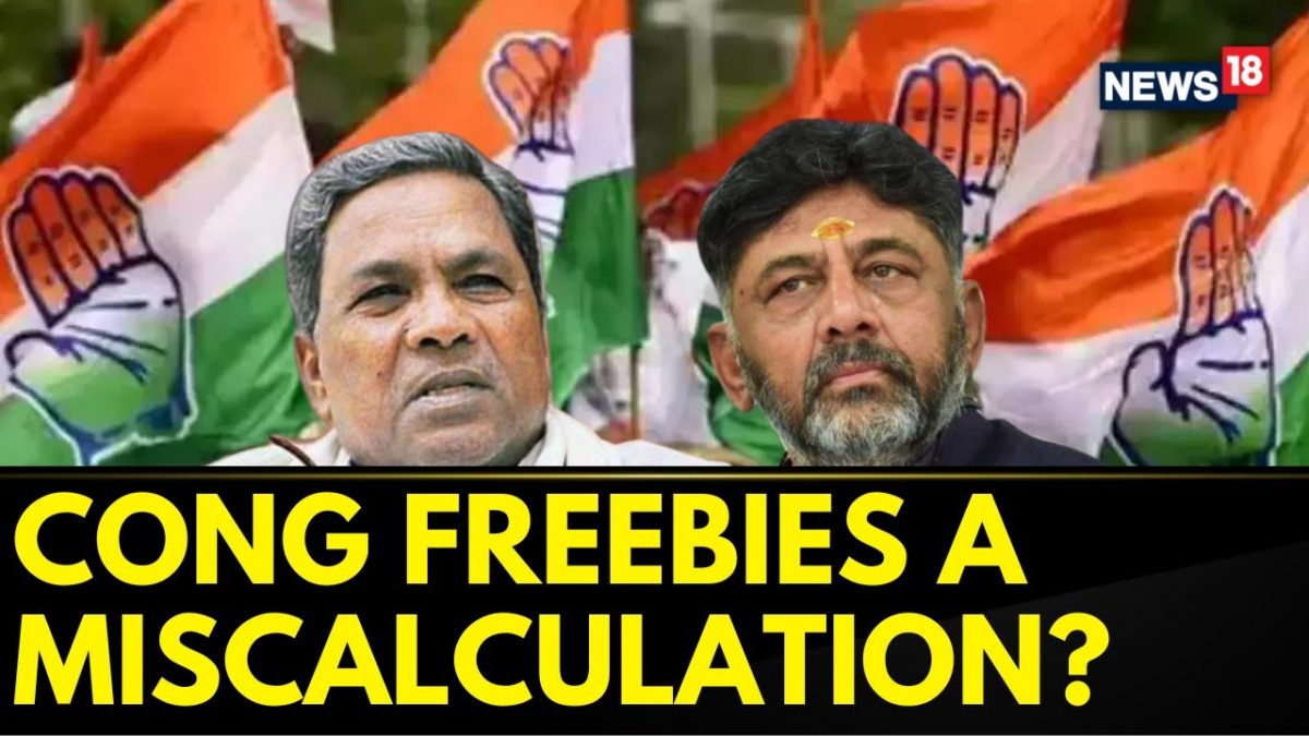 Karnataka Congress Freebies | BJP Says 'Congress Has Conned The People ...