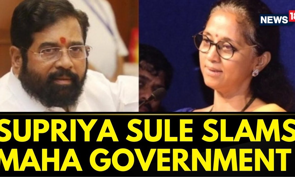 Maharashtra News | NCP's Supriya Sule Slams Maharashtra Government Over ...