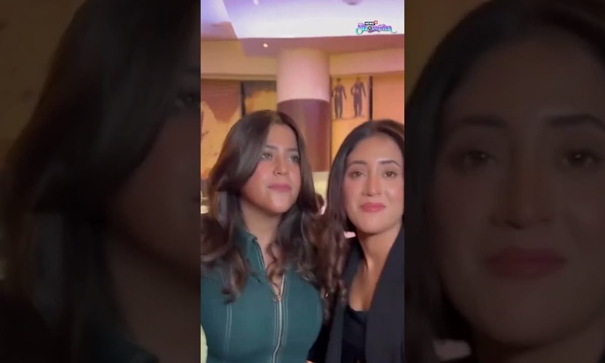 Watch: Ekta Kapoor Hugs Shivangi Joshi And Shraddha Arya | #Shorts | Viral Trending Video - News18