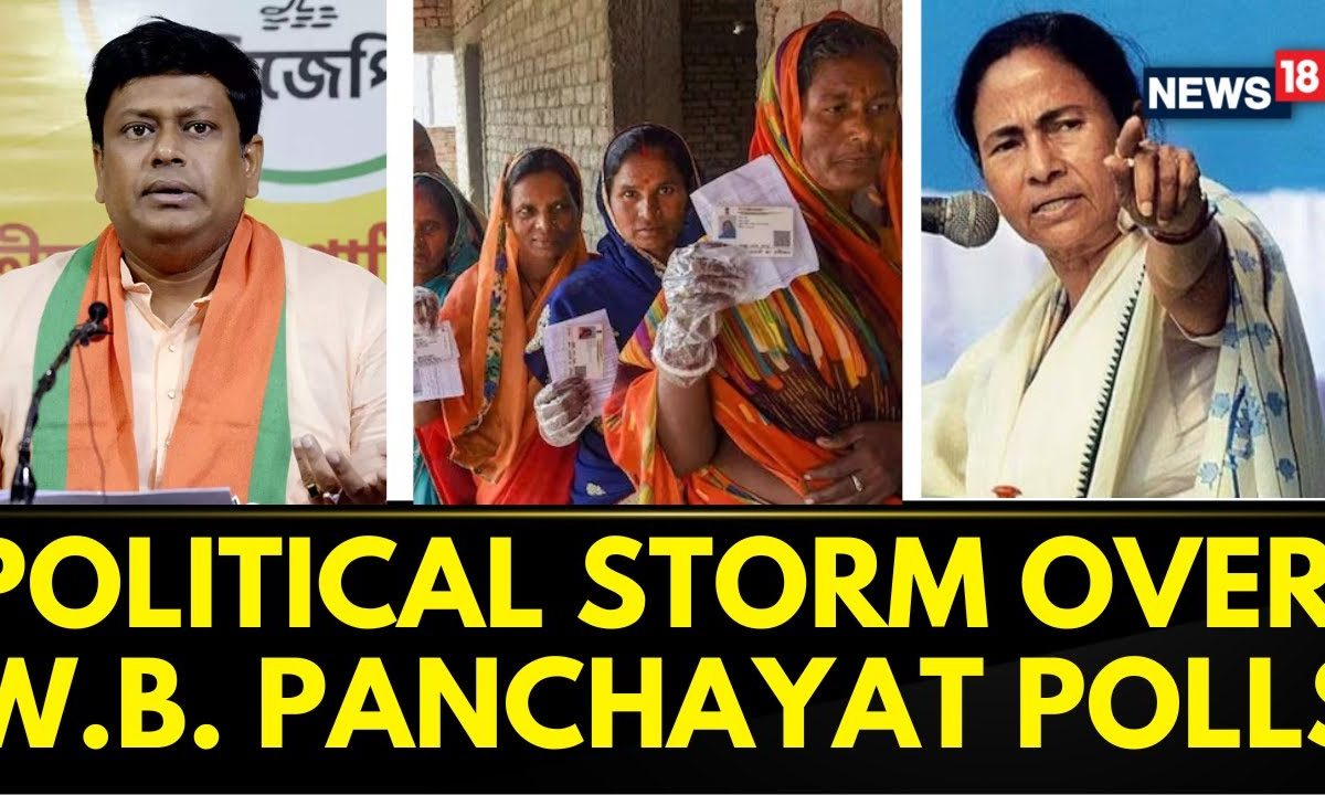 West Bengal Panchayat Election | War of words between TMC, BJP & Congress Over Security In Polls ...