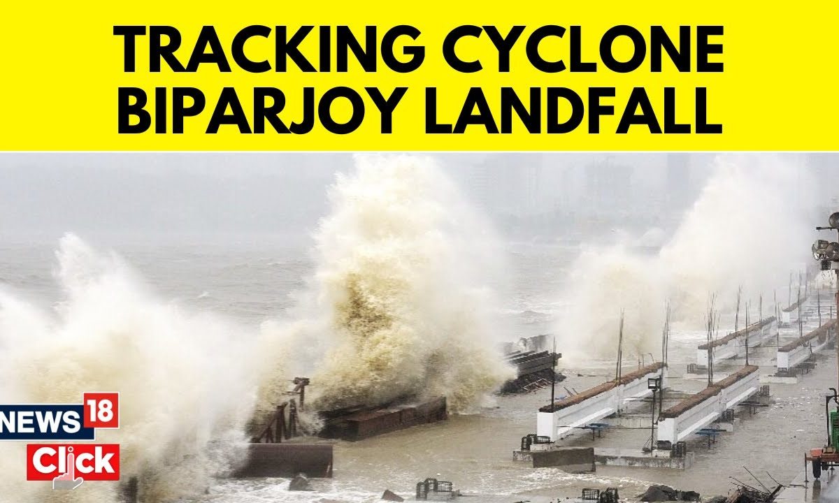 Cyclone Biporjoy News India | Cyclone Biporjoy Gujarat News | CNN-News18 Reports LIVE From ...