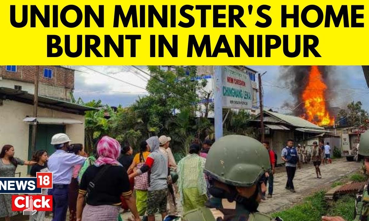 Manipur News Today | Union Minister RK Ranjan Singh's House Stormed ...