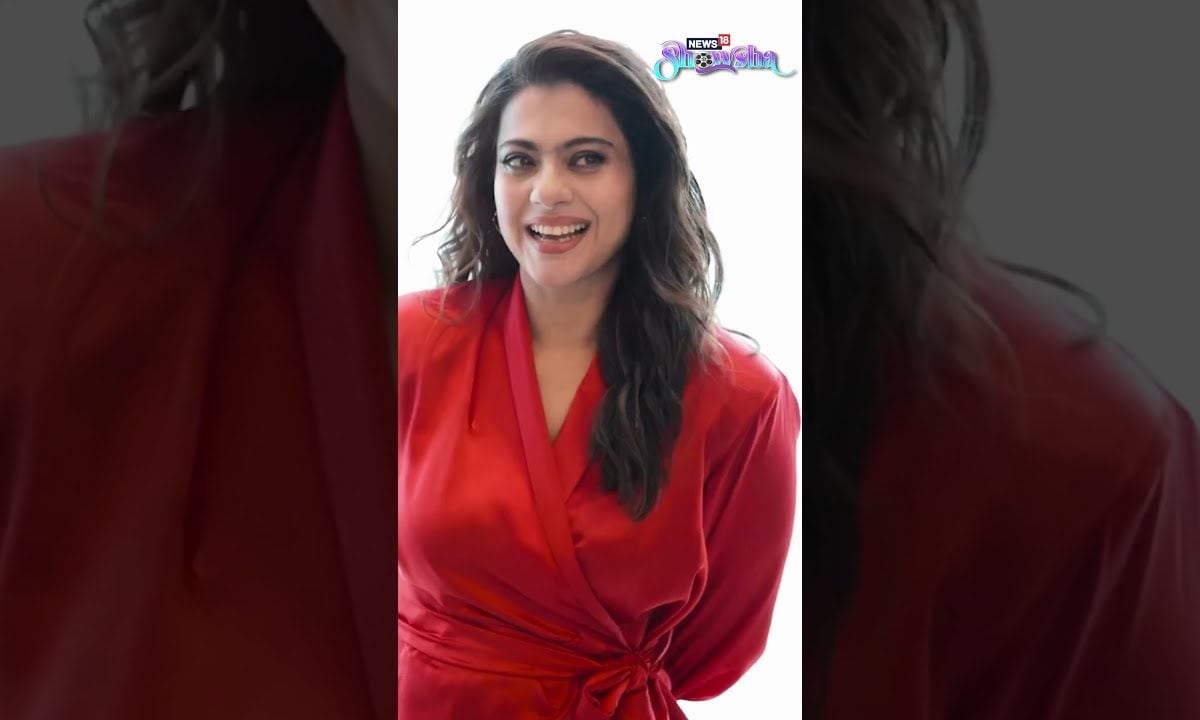 Kajol Unleashes Her Lovely Persona As She Poses In A Flaming Red Satin Dress, WATCH | News18 ...